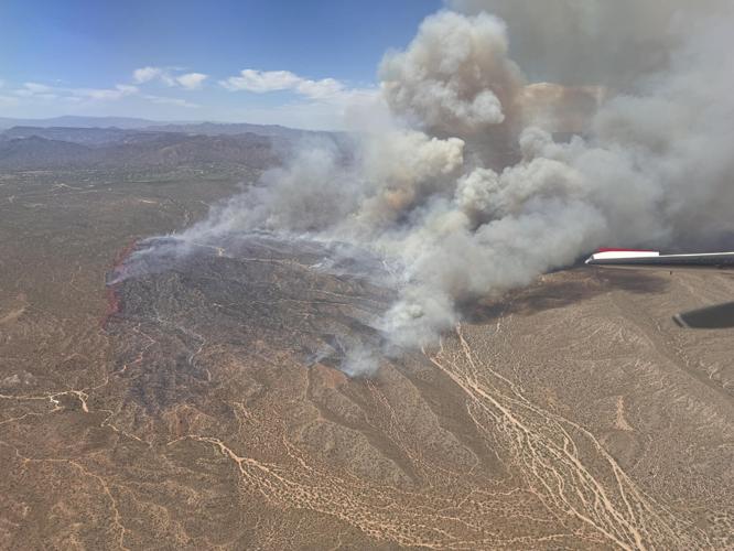 Fast-growing wildfire shuts down portion of Tonto National Forest ...