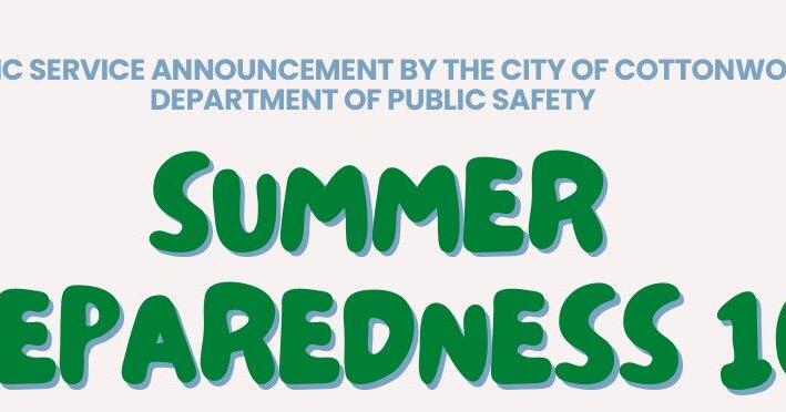 Summer Preparedness 101 | News | verdenews.com