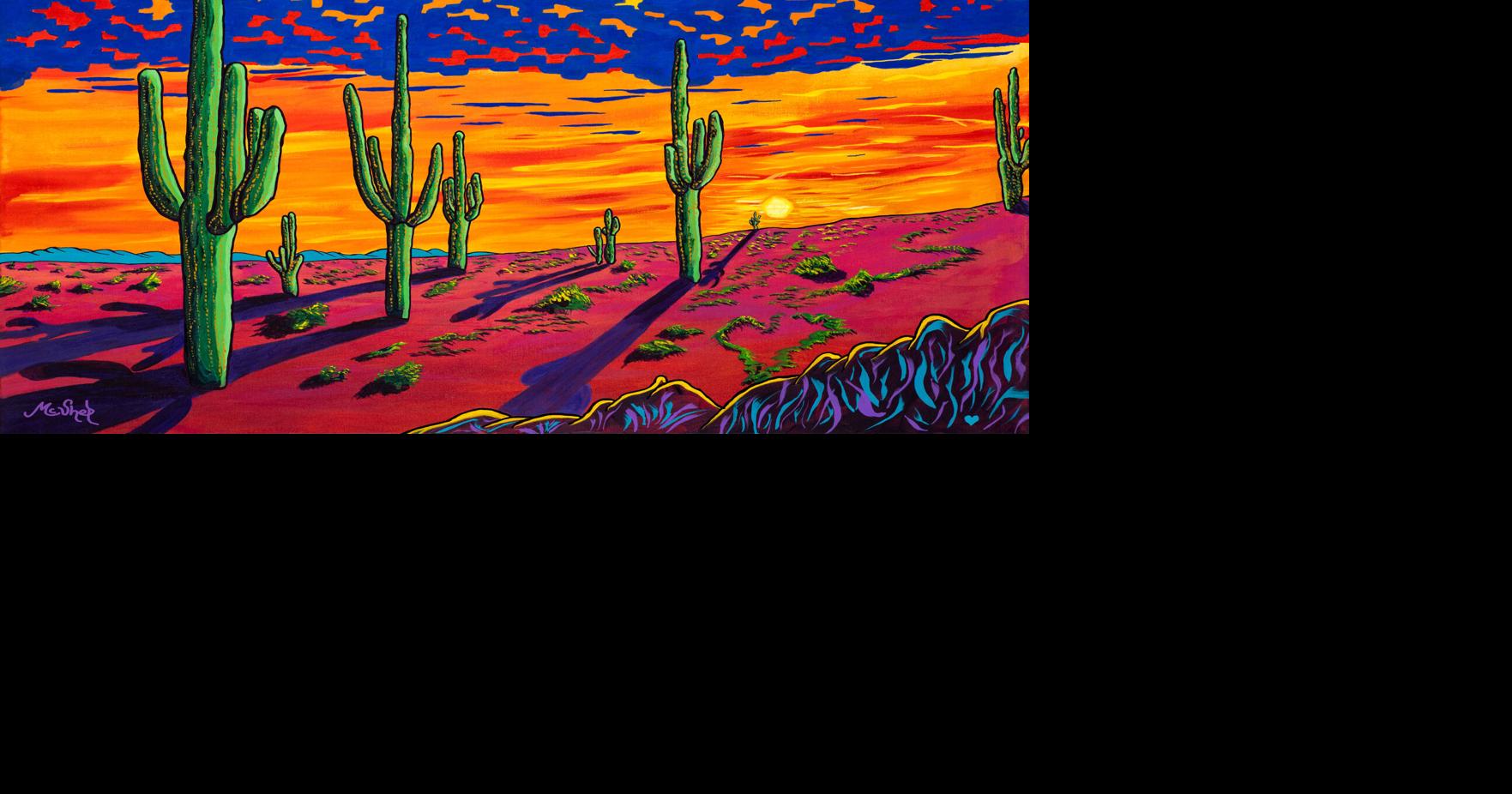 Mystical landscape painter Clark Sheppard featured at Village Gallery ...