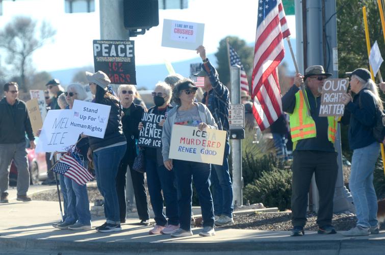 Verde Valley residents protest ICE | News | verdenews.com