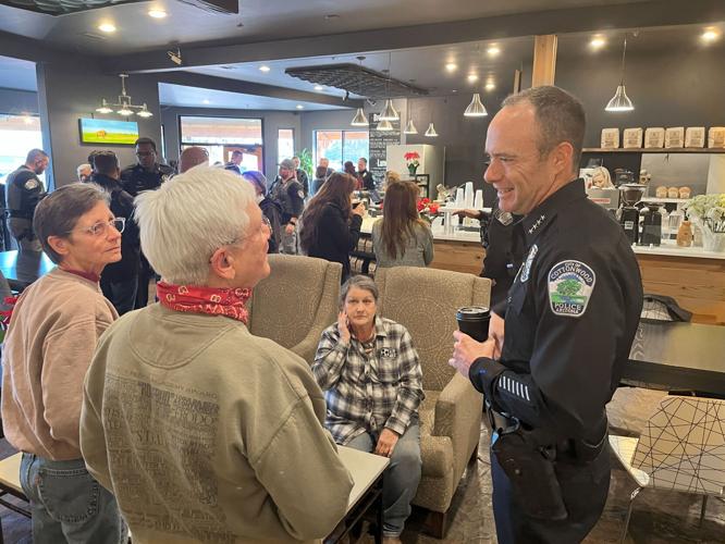 Coffee with a Cop fills up Firecreek Coffee | News | verdenews.com