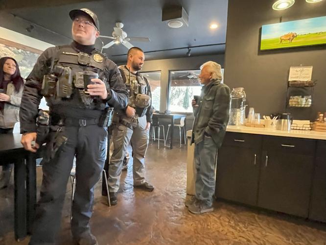 Coffee with a Cop fills up Firecreek Coffee | News | verdenews.com