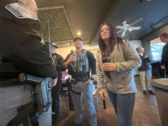 Coffee with a Cop fills up Firecreek Coffee | News | verdenews.com