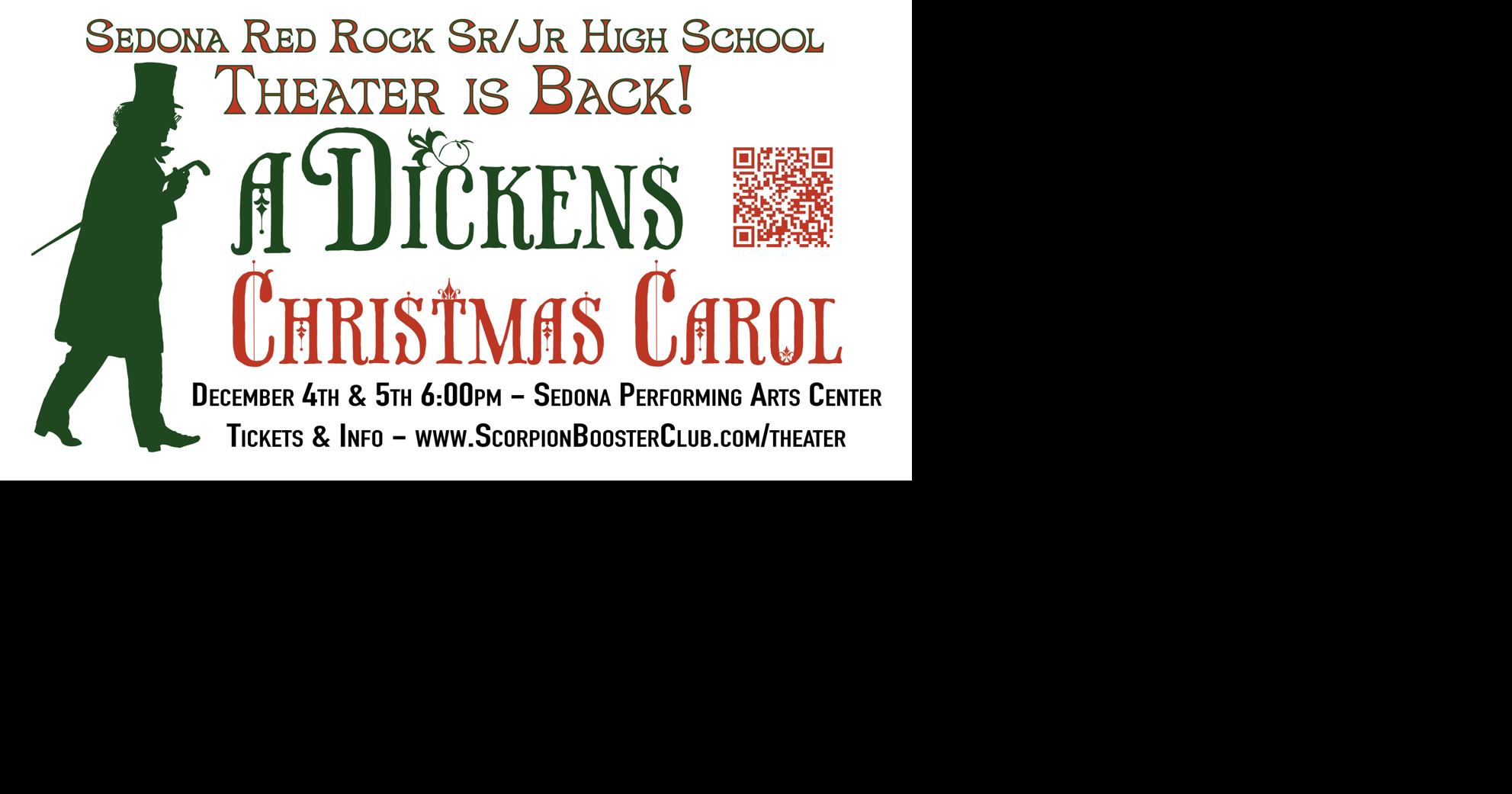 Sedona Red Rock Theater is back: A Christmas Carol | Kudos | verdenews.com