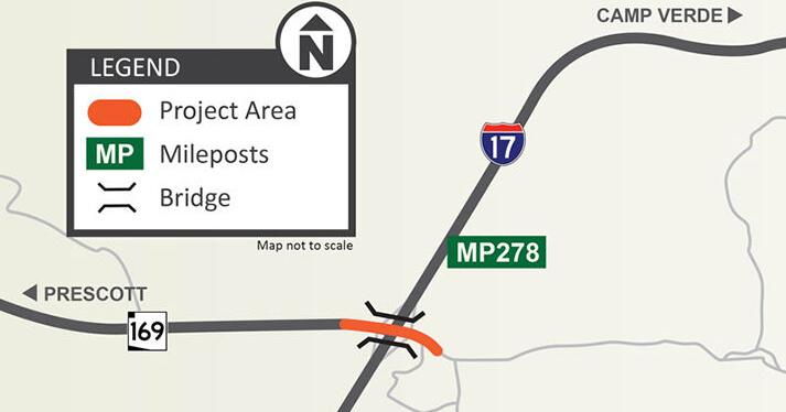 SR 169 bridge deck replacement project at I-17 to restart May 21 | Camp ...