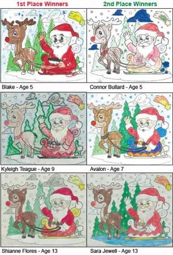 Congratulations to the Holiday Coloring Contest Winners | Features ...