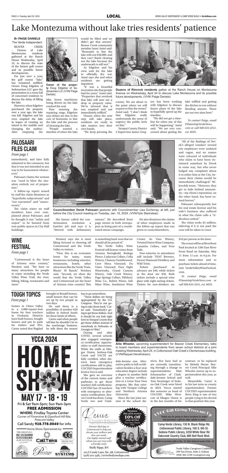 Page A6 | e-Edition | verdenews.com