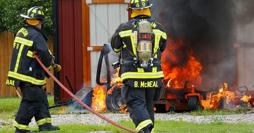 Zero turn lawn mower catches fire | Timesjournal | vintonjacksoncourier.com