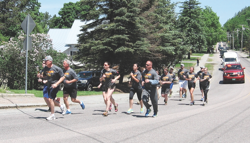 Following the Flame: Stowe police sergeant accompanying the Special ...