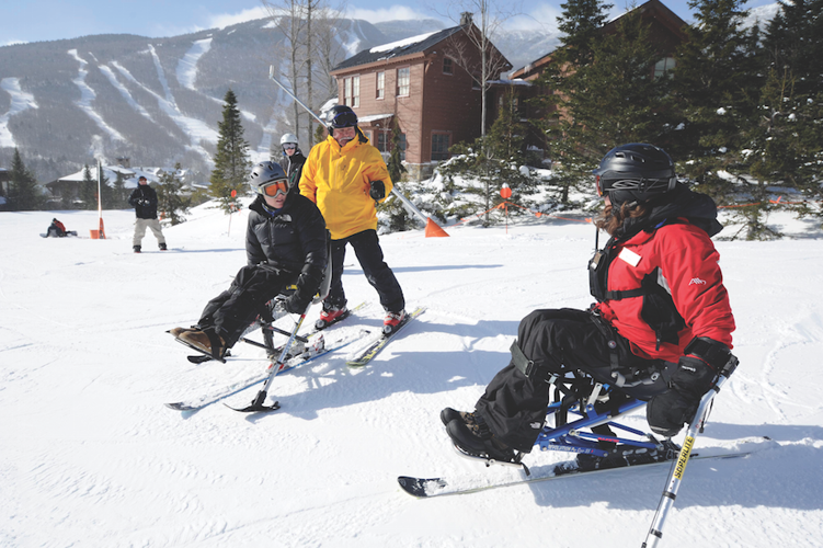 Monoskiers visit Stowe, put on a show | Outside | vtcng.com