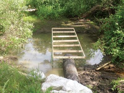 Deceiving the beavers: Device to thwart beavers installed in Munroe ...
