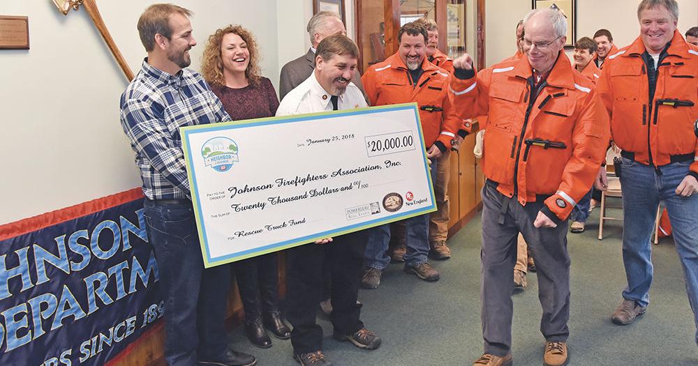 Johnson Fire Department gets big thank-you | Local News | vtcng.com