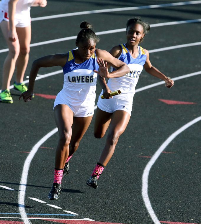 Girl High School Track Relay Team
