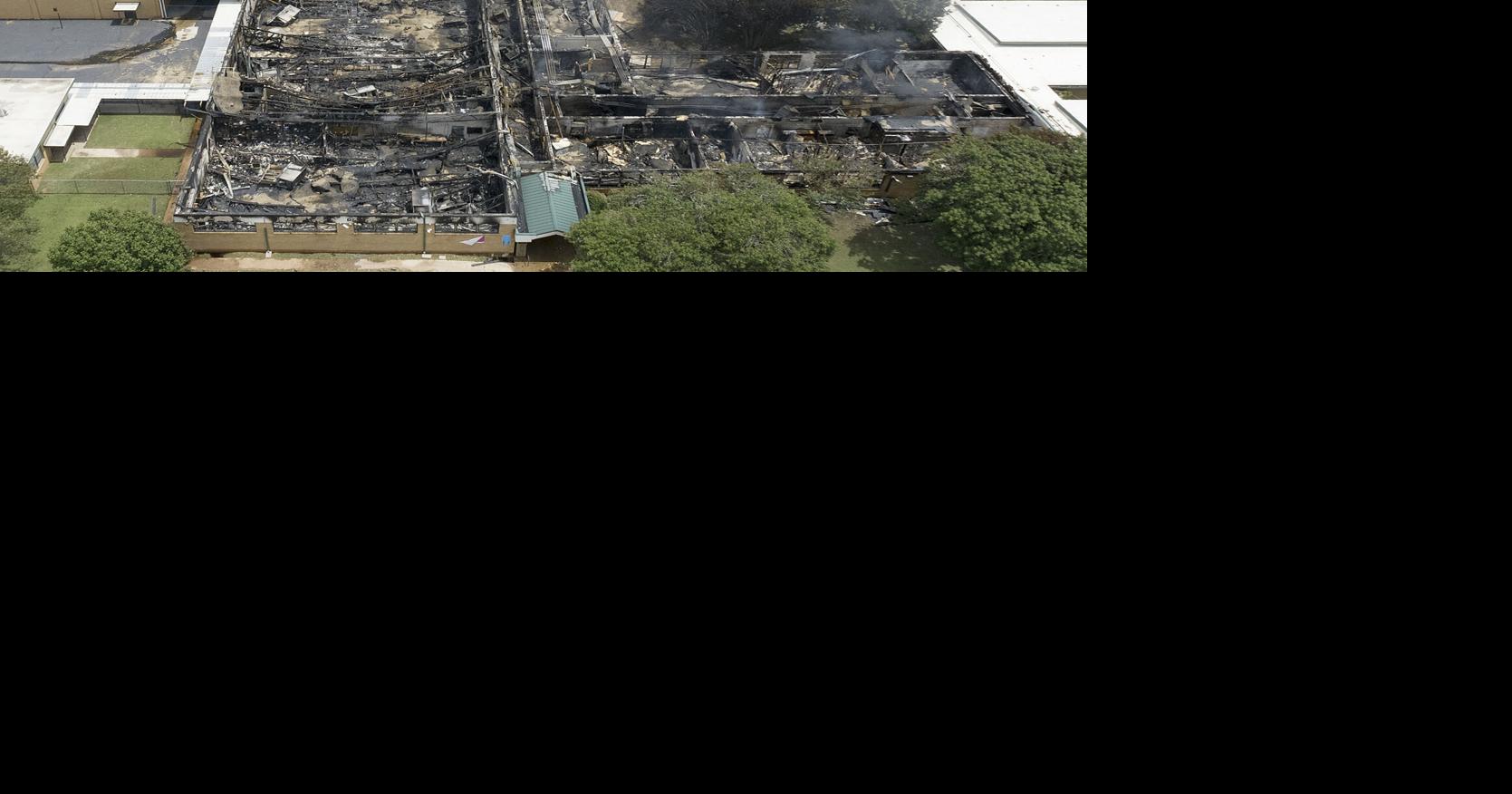 Early morning fire damages G.W. Carver Middle School