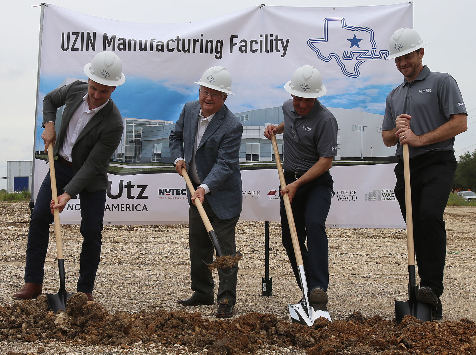 Uzin Utz marks start of work on Waco flooring-products plant