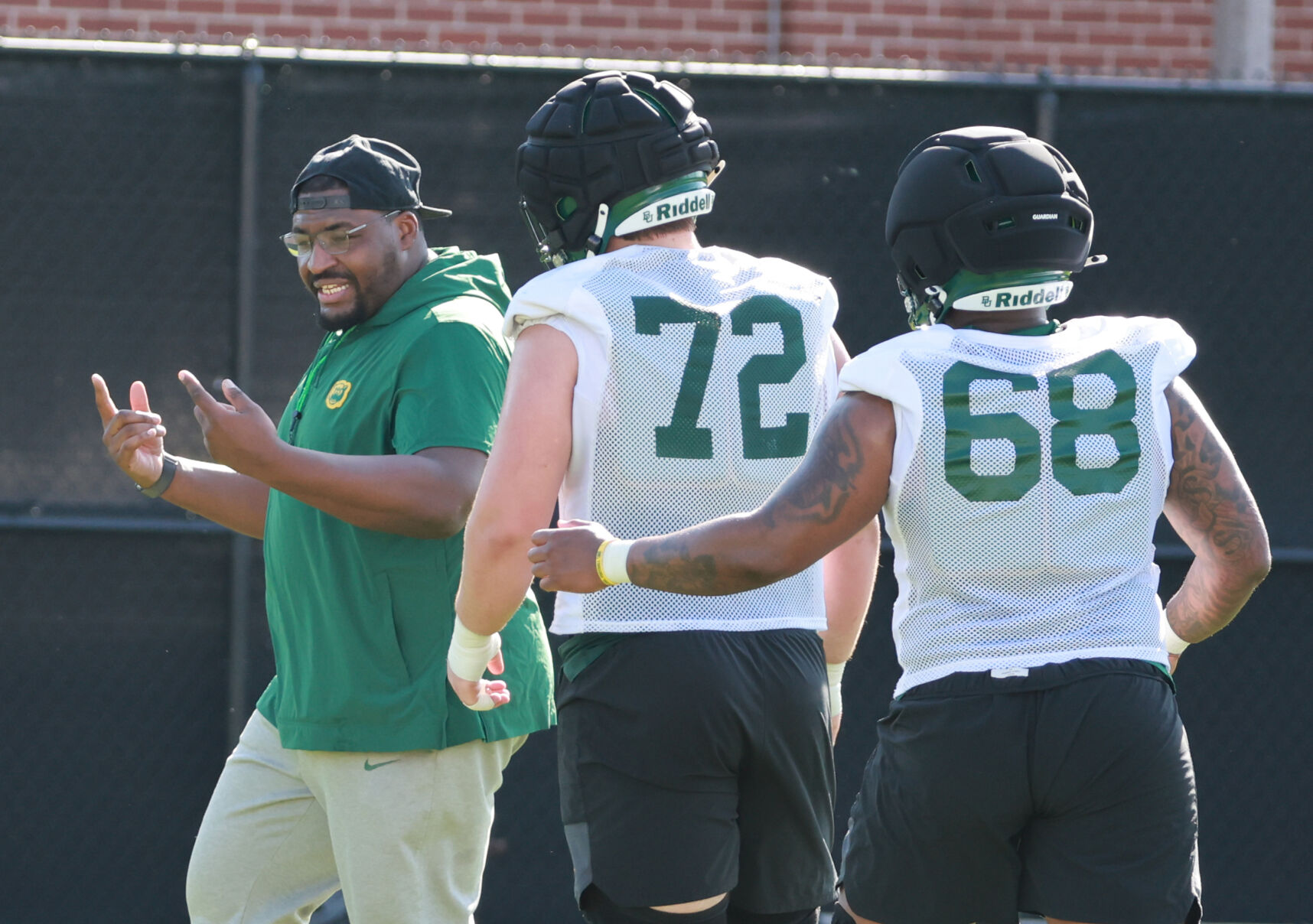Austin Woods bringing new mentality to Baylor offensive line