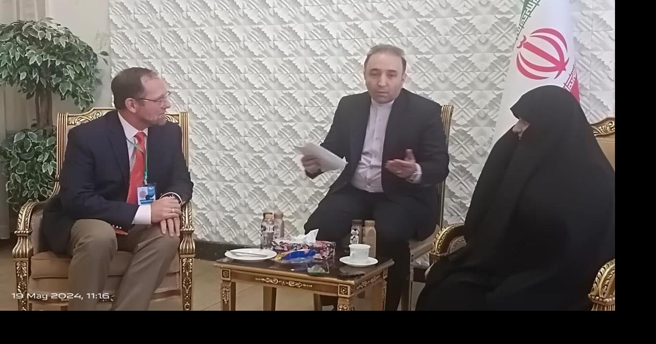 Baylor chaplain speaks with Iran's first lady