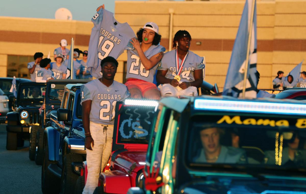 PHOTOS — China Spring Cougars enjoy state championship parade