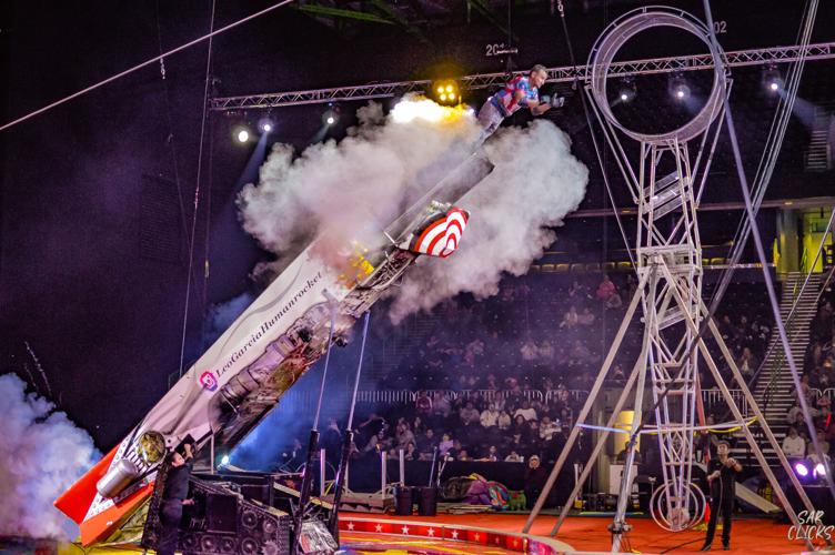Circus' rocket man will soar under arena dome in Waco show