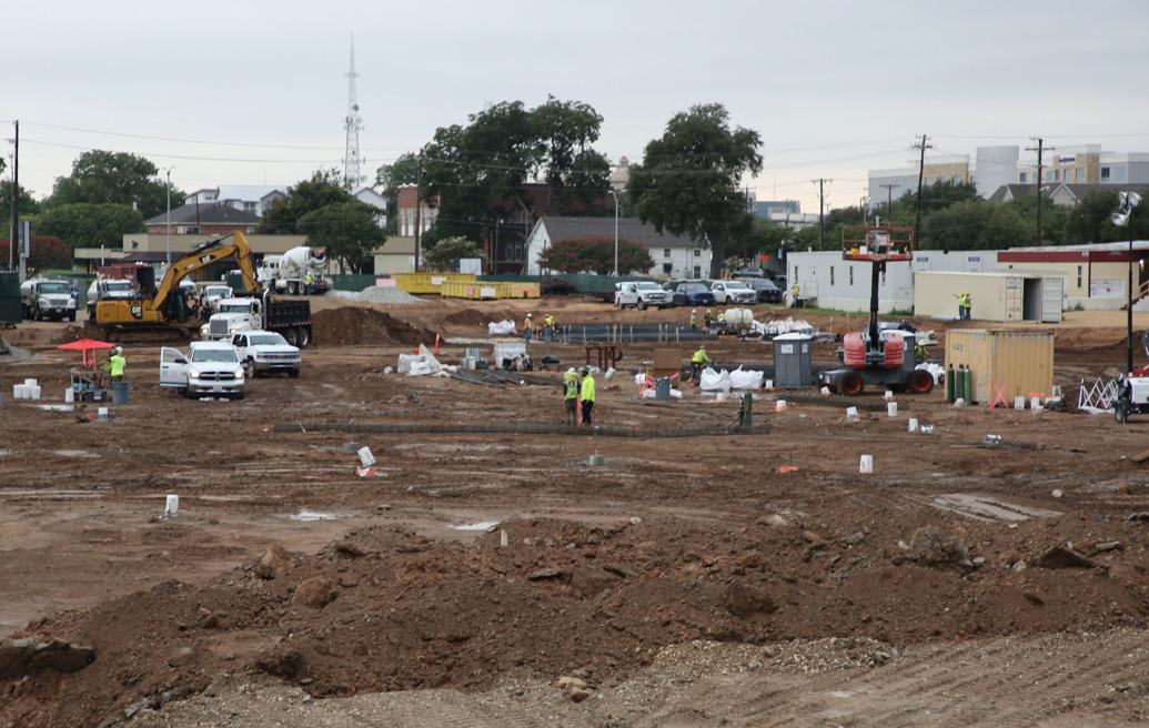 Baylor's Foster Pavilion construction on track as city weighs firms for ...