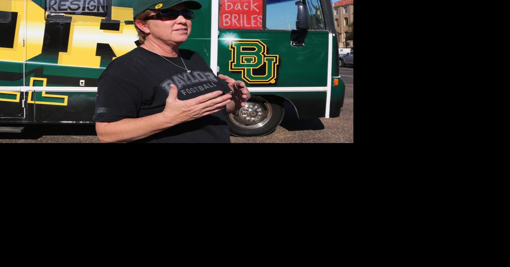 Woman with pro-Briles RV asked to leave Baylor property