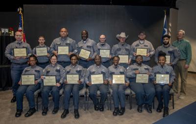Robert Bauer Jr. receives TDCJ Actions of Valor Award
