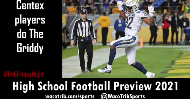 Centex football players do The Griddy