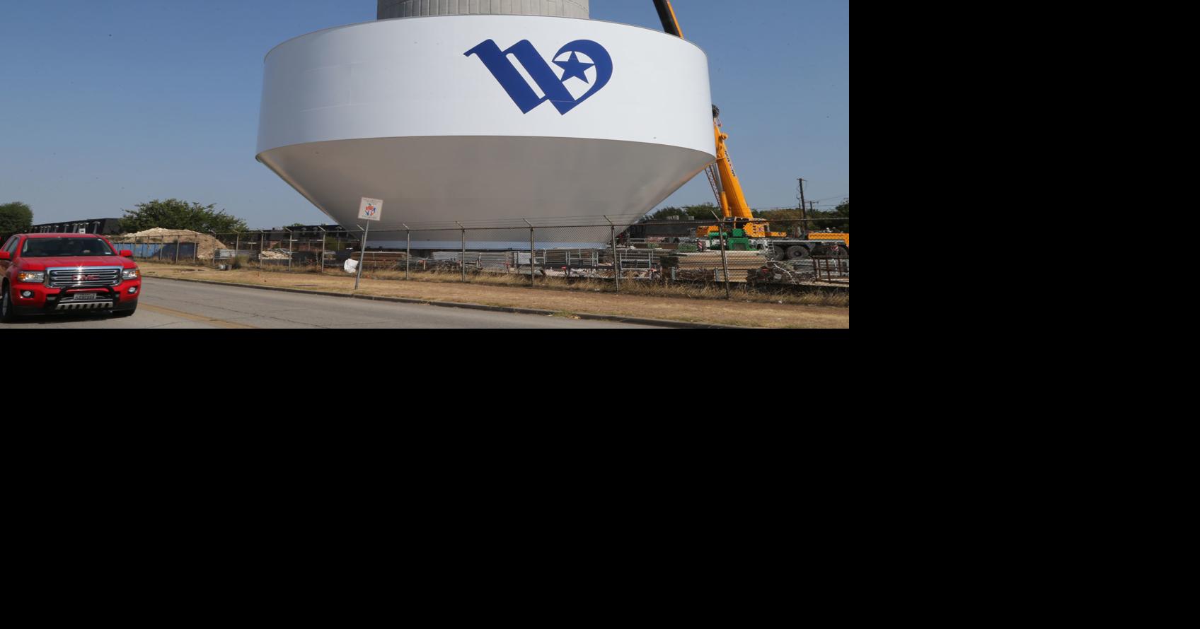 New Waco water tower rising