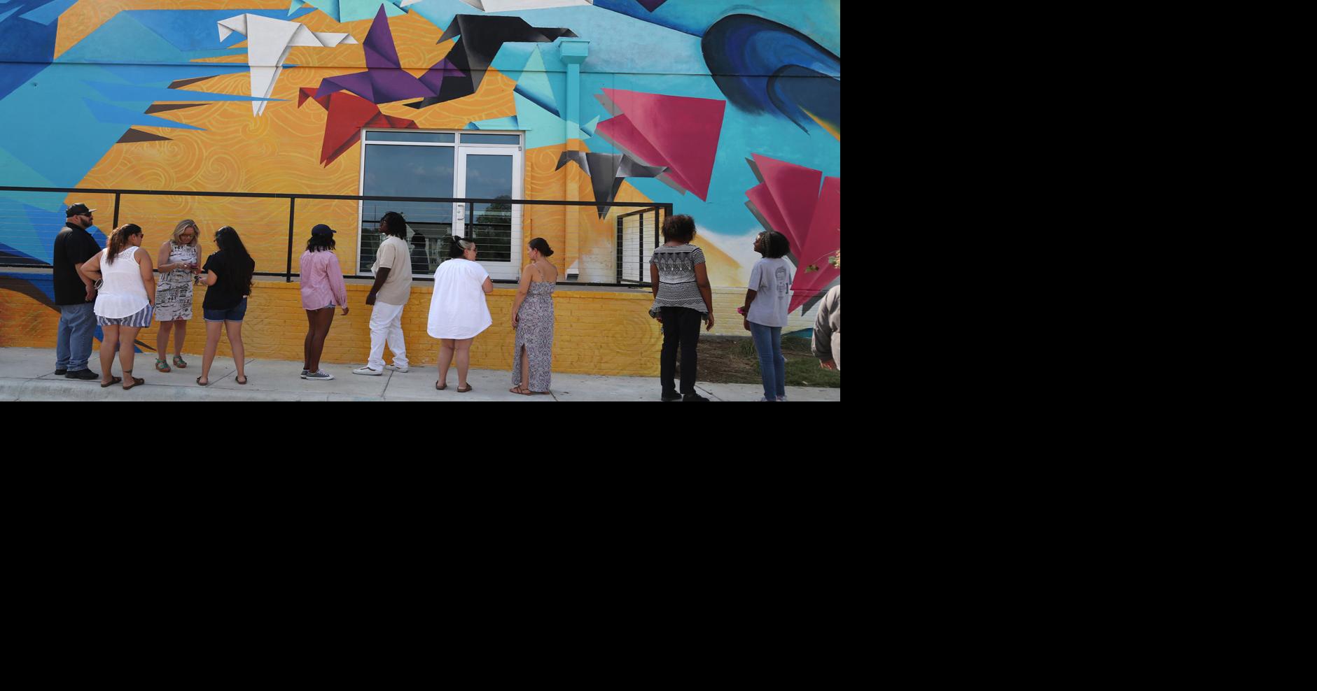 Completed mural adds color splash to downtown Waco