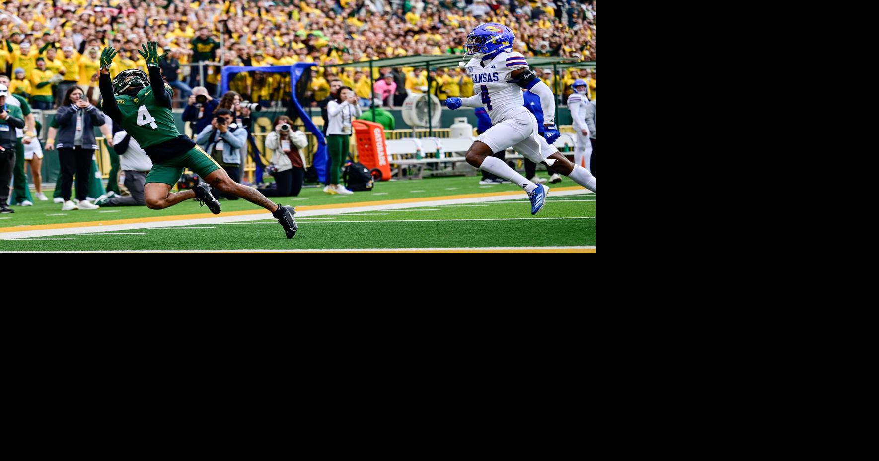 Baylor dominates Kansas in regular-season finale, 45-17