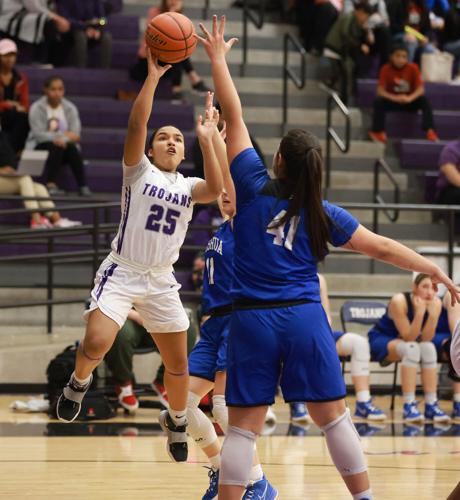 Joshua girls slip past University in overtime, but Lady Trojans still ...