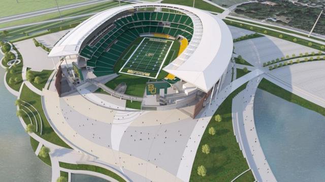 New Baylor football stadium renderings