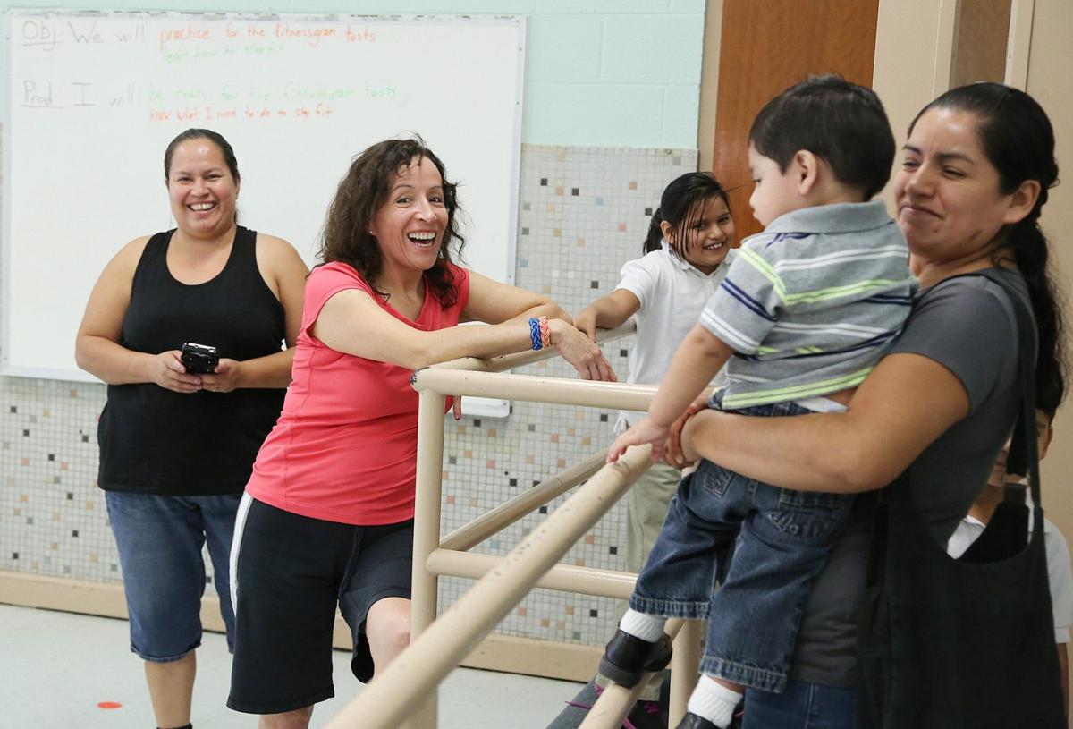 Parental engagement through crochet, exercise at Crestview Elementary ...