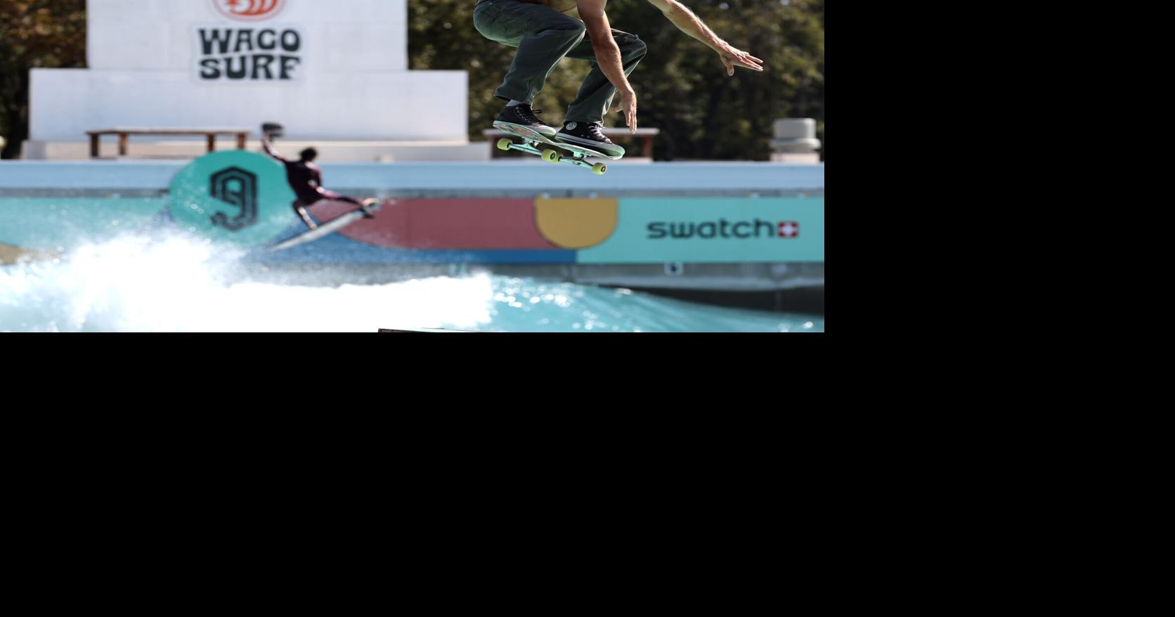 Skate, surf collide at Waco Surf for Swatch Nines' US debut