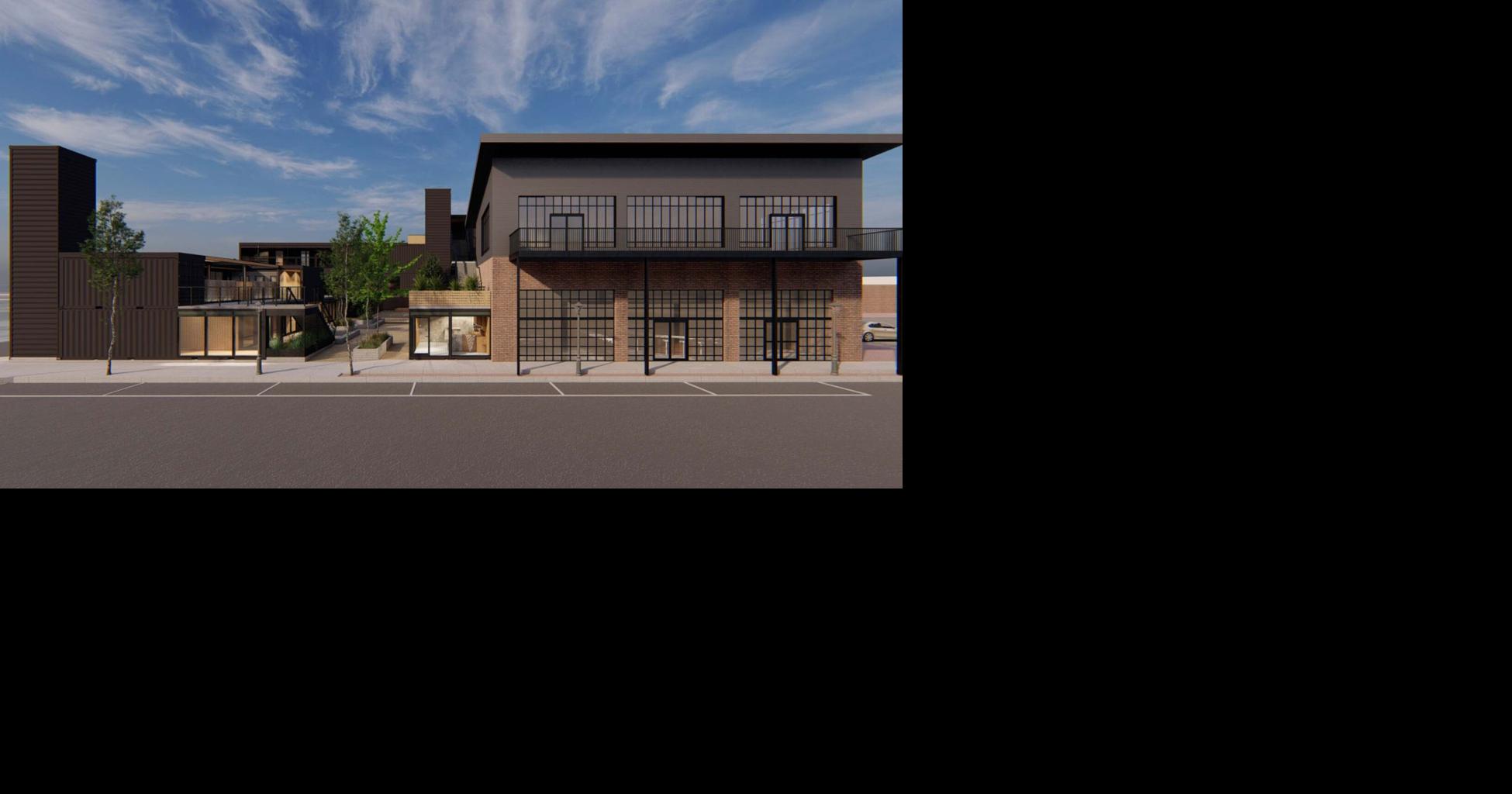 Work begins on downtown Waco container project, rechristened 'Herringbone'