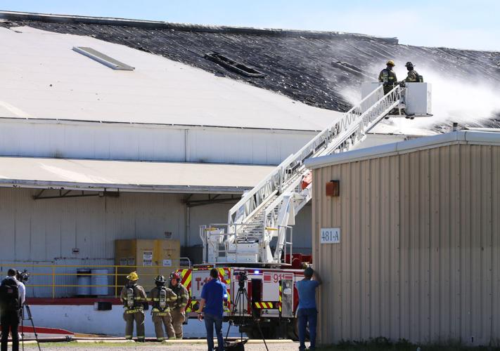 Waco firefighters battle warehouse fire on Texas Central Parkway