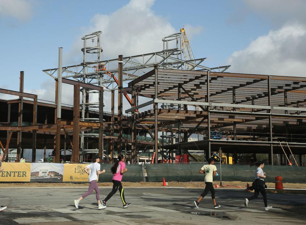 PHOTOS — Baylor University frames up its new front door