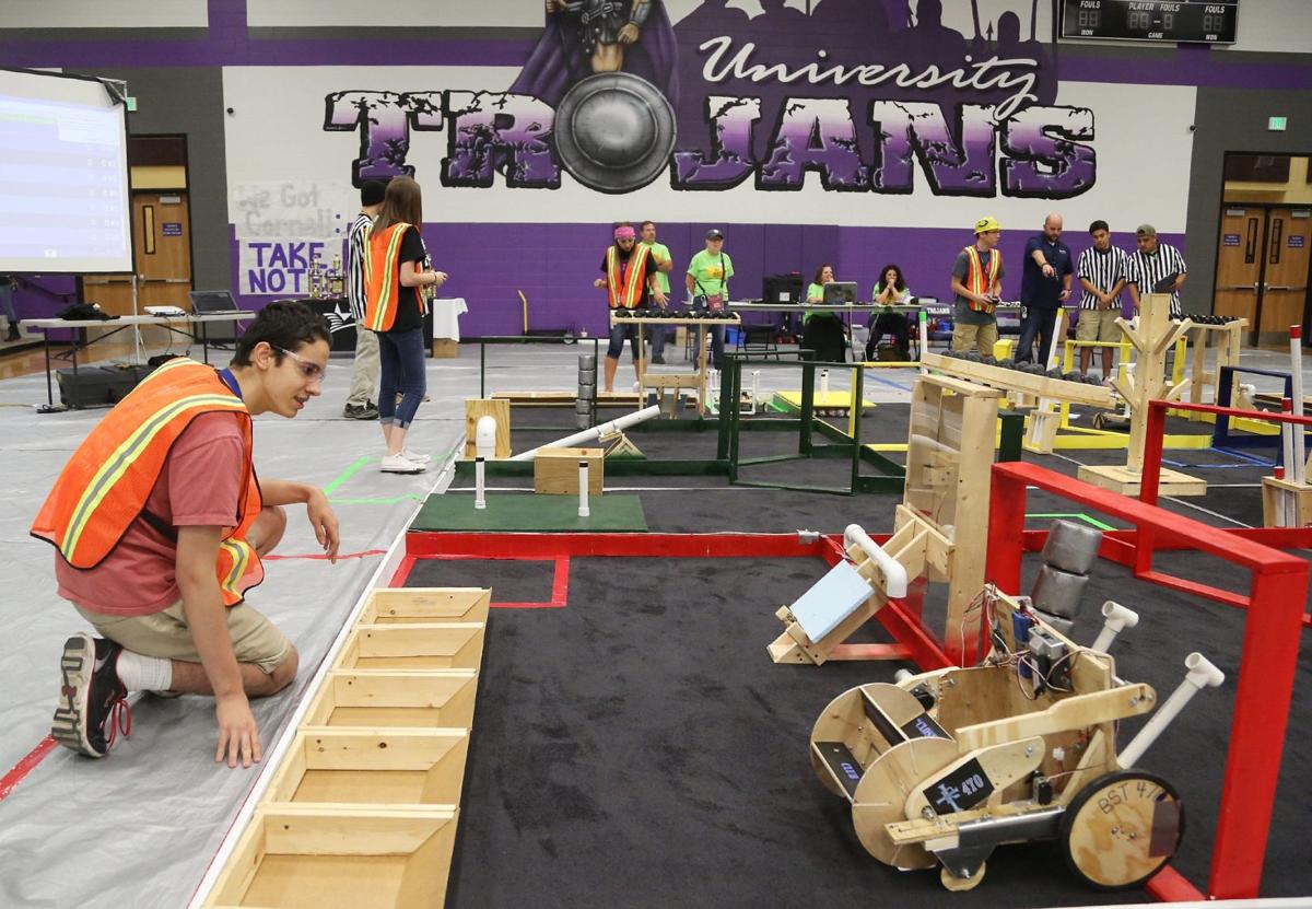 Robot run at BEST Robotics competition in Waco