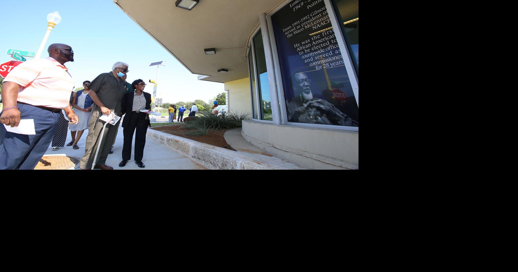 Lester Gibson exhibit on display at East Waco Library