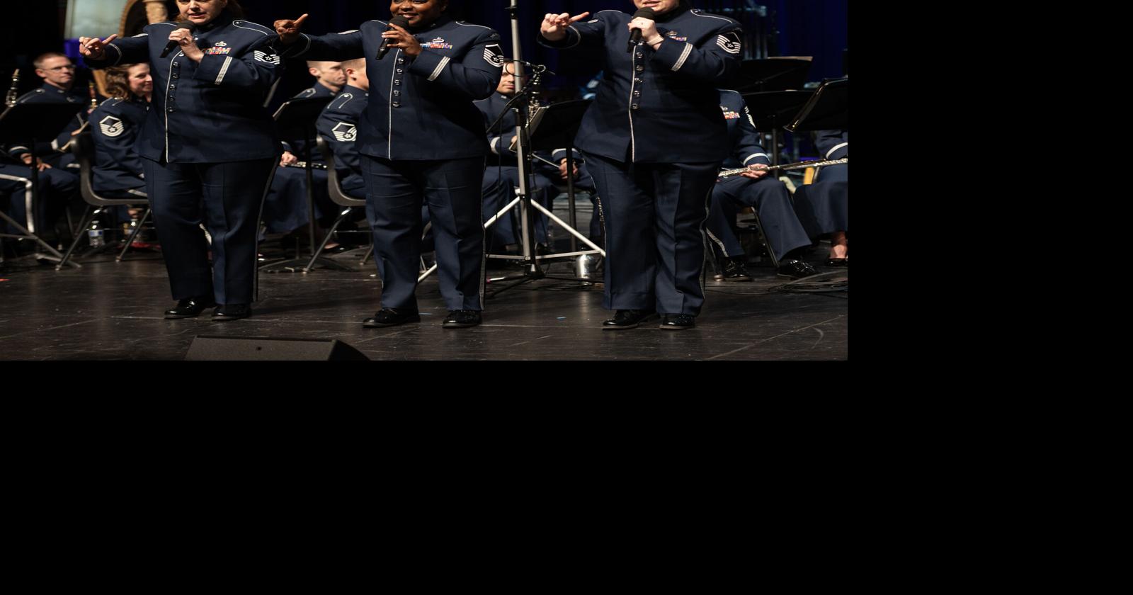 Air Force Concert Band, Singing Sergeants perform at Baylor