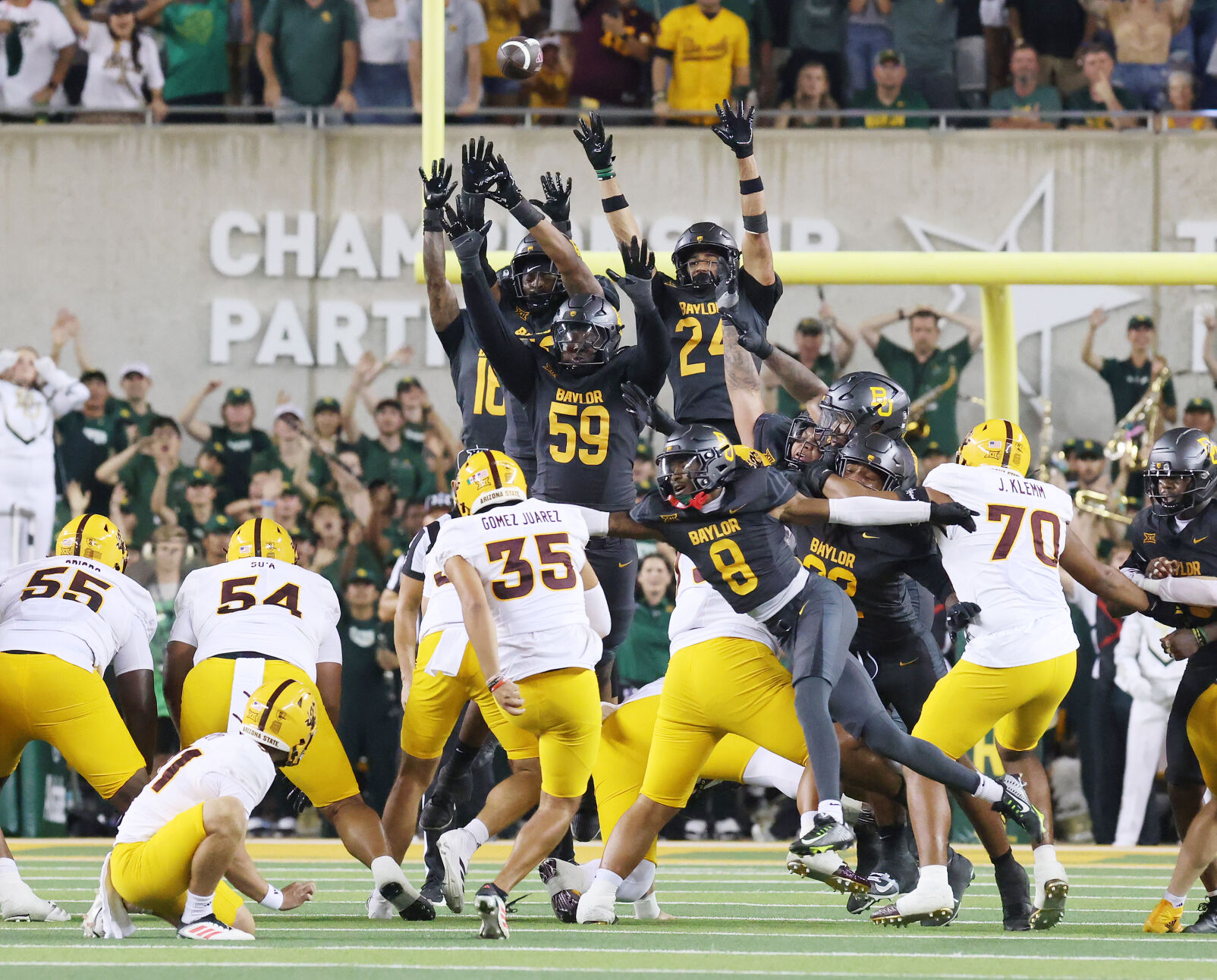 Photo gallery — Baylor football vs Arizona State 2025