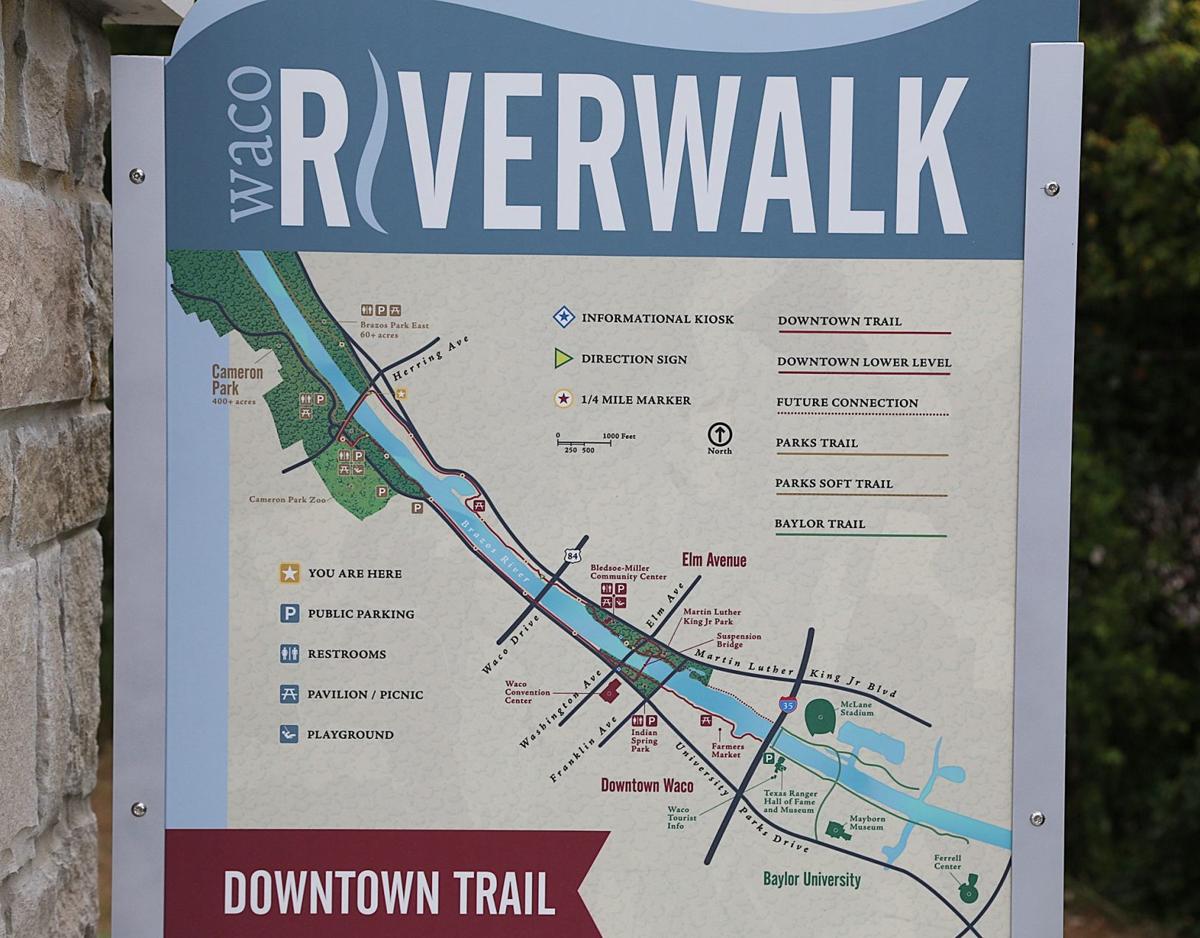 Signs installed to enhance downtown Waco’s river, park experience ...