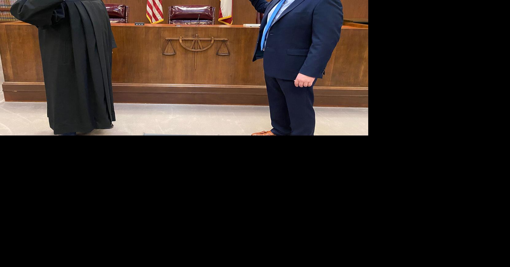 Waco judge swears son in as attorney