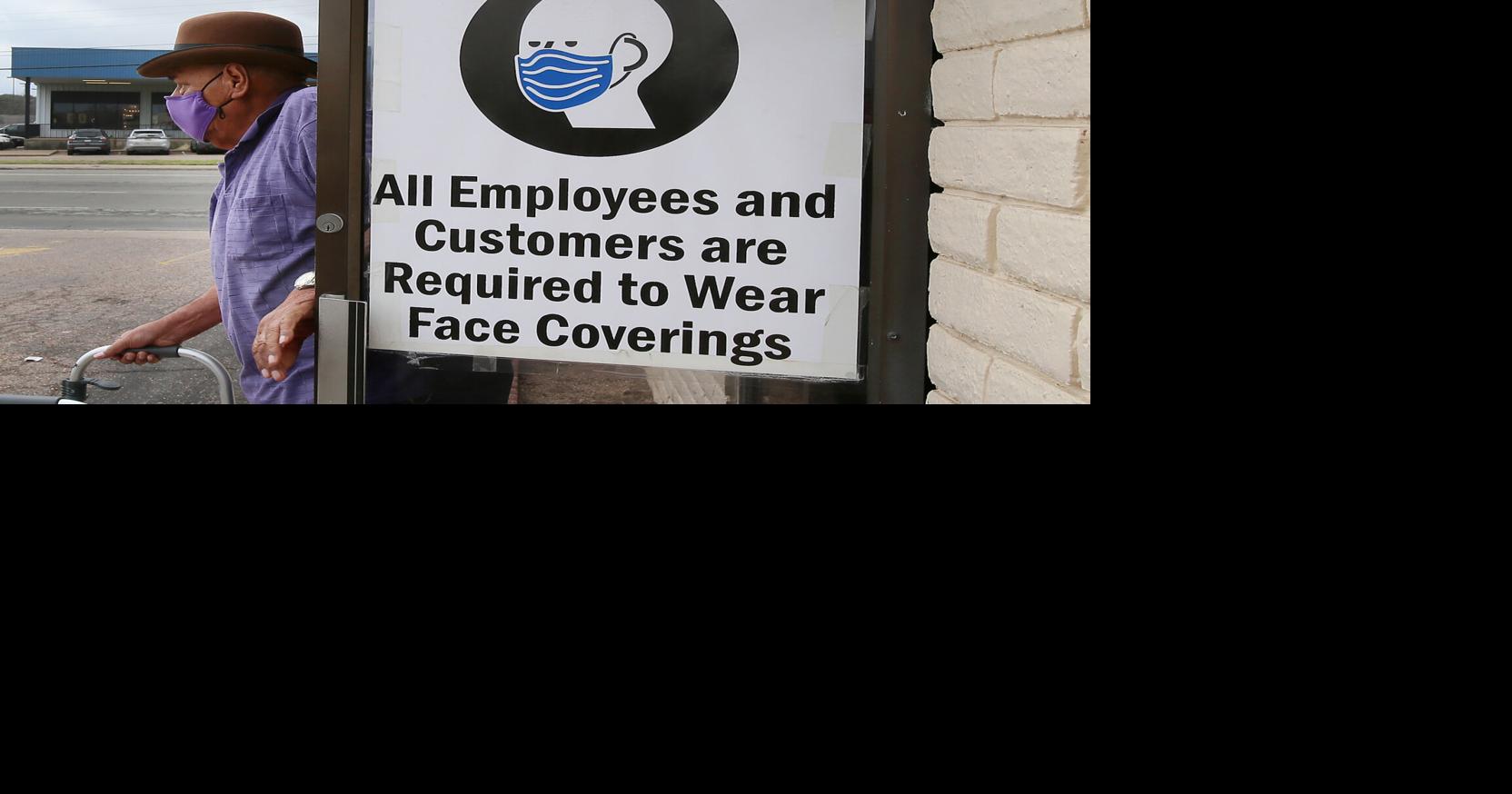 Waco businesses on their own to require masks; Trespass enforcement ...