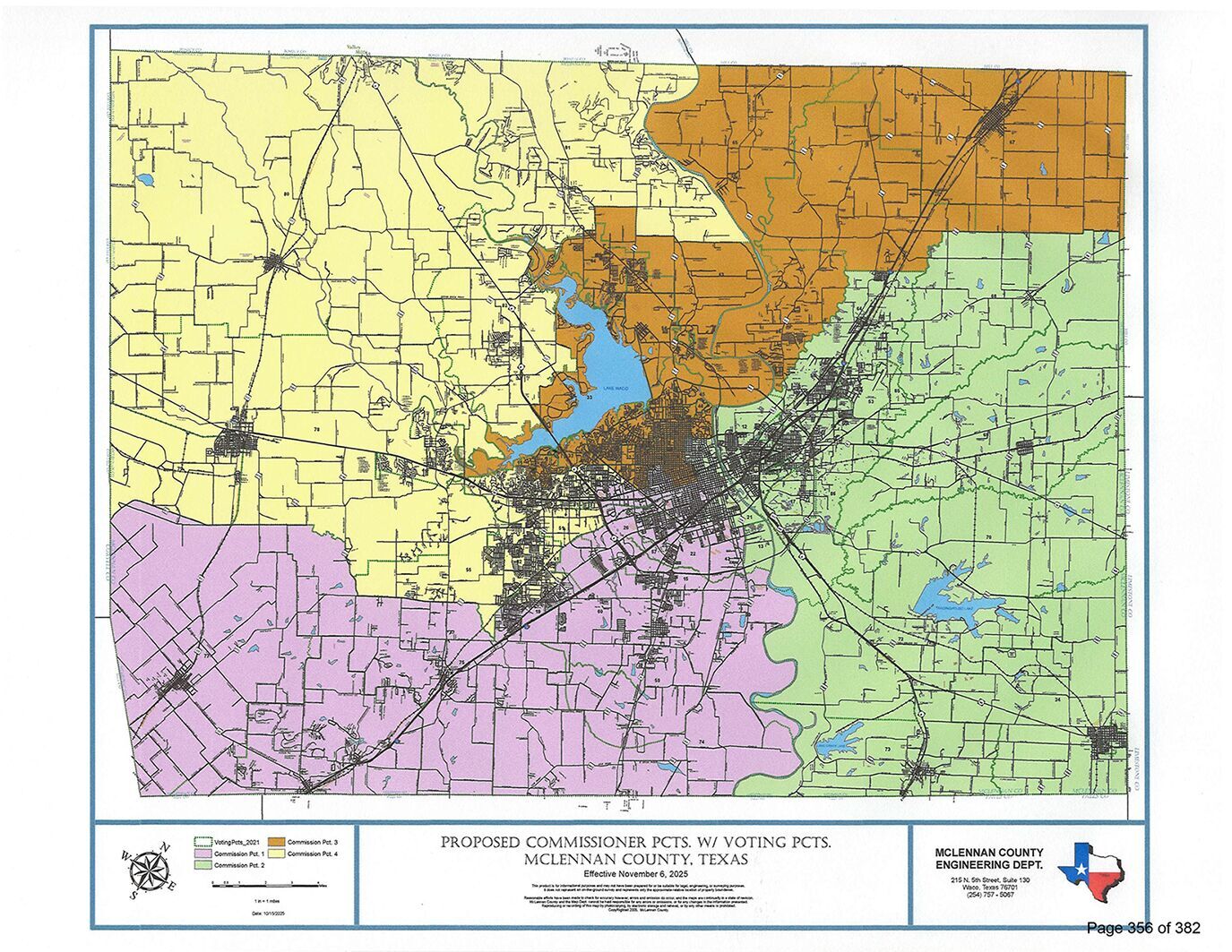 McLennan County commissioners change precinct lines