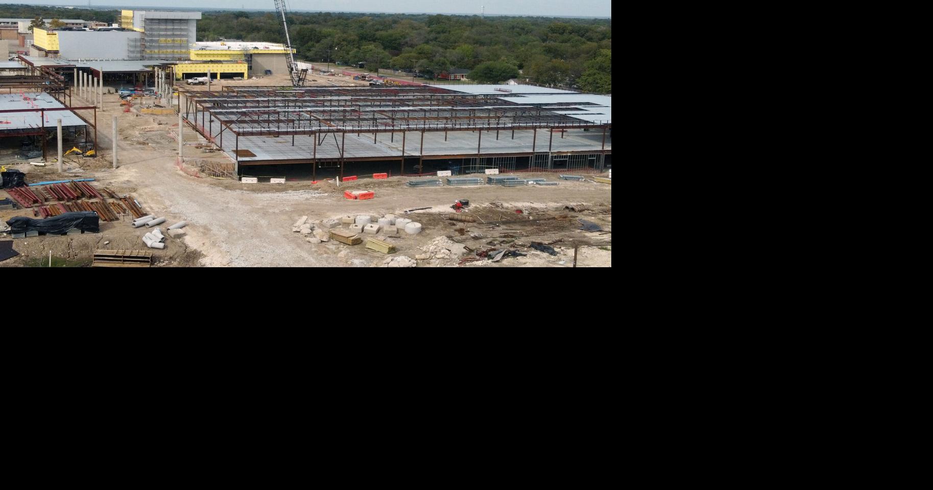 Builders lead look at Waco High midway through construction