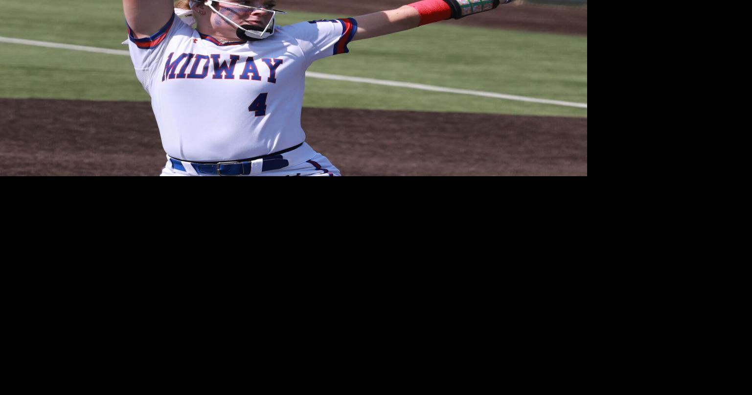 Midway softball bounces back for series-evening shutout win