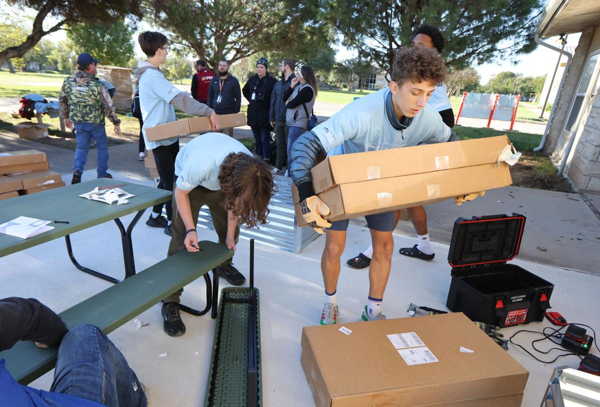 Waco Lowe's, Rapoport Academy team up for community projects