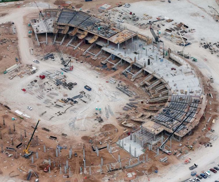 BAYLOR STADIUM ON THE RISE
