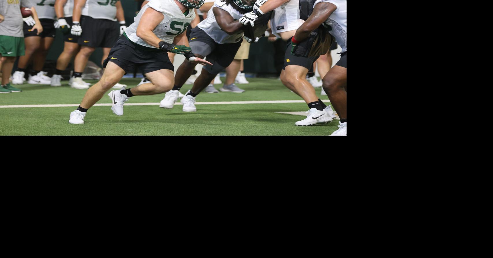 New-look Baylor offensive line continuing to build chemistry